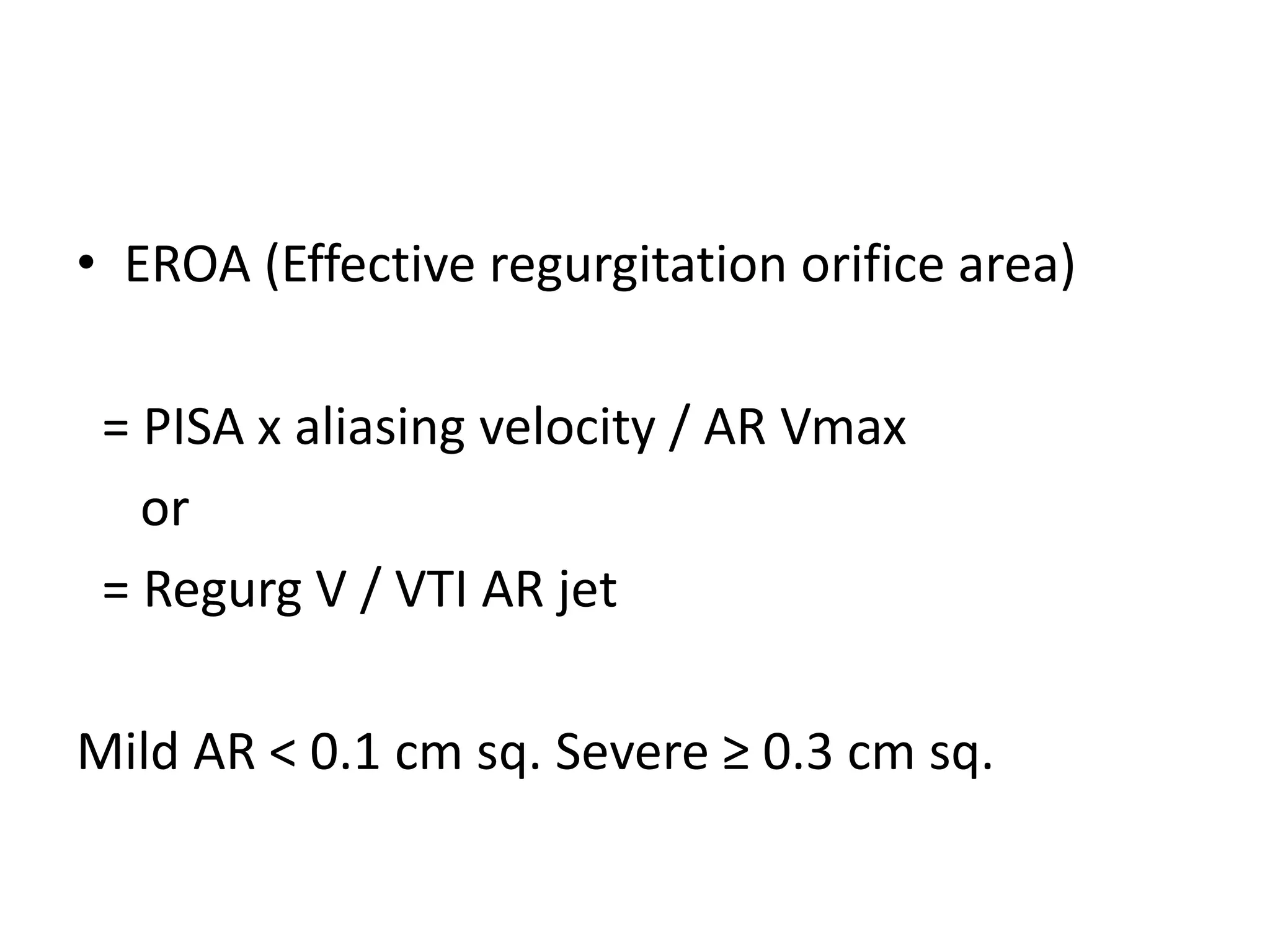 Echo assessment of Aortic Regurgitation | PPTX