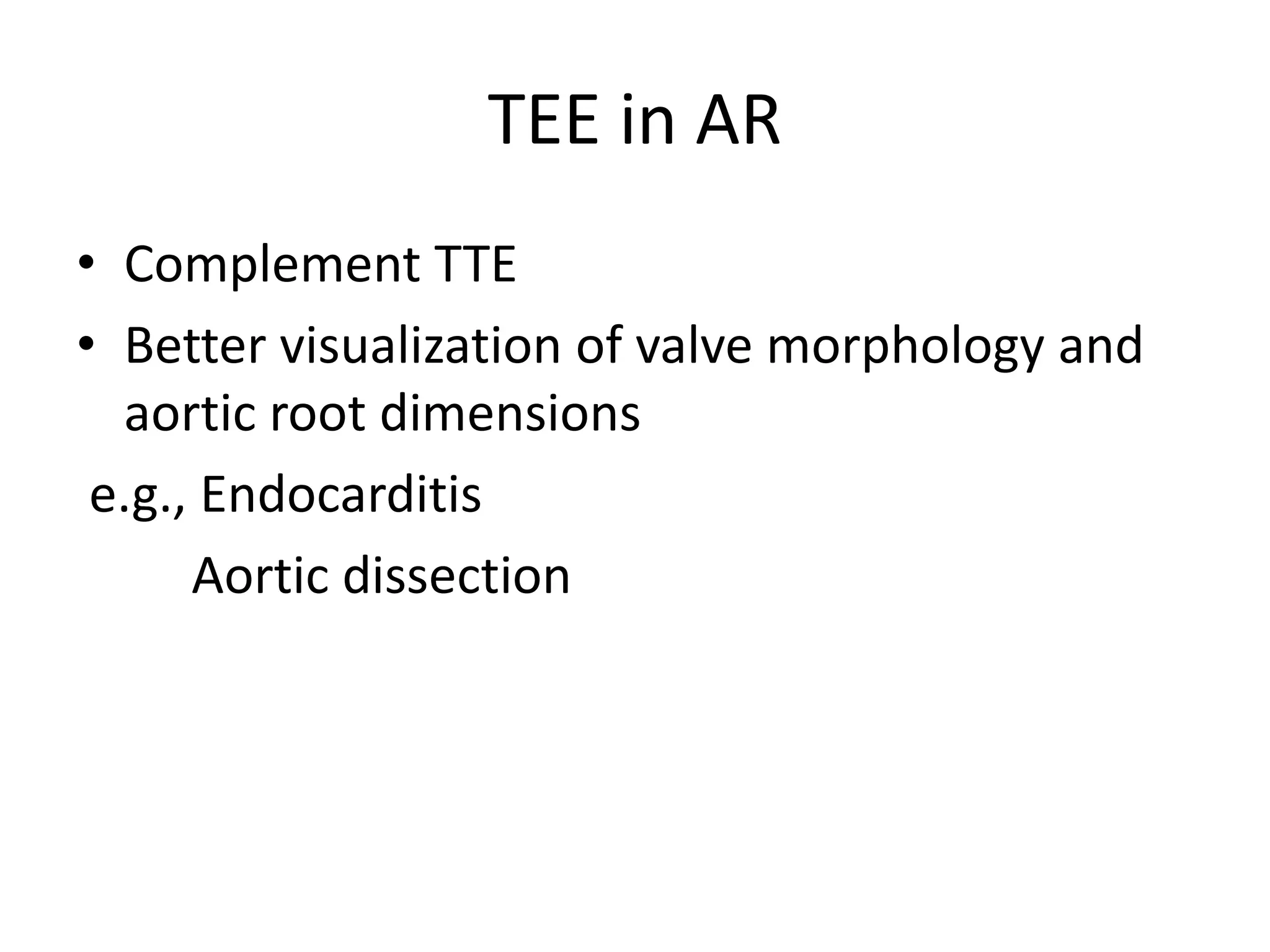 Echo assessment of Aortic Regurgitation | PPTX