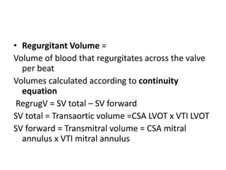 Echo assessment of Aortic Regurgitation | PPTX