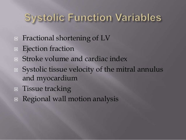 Heart Lv Systolic Function | semashow.com