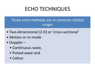2D ECHO Basics | PPTX