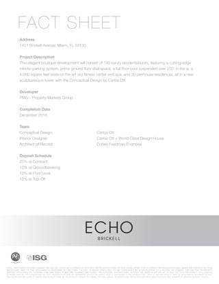 Echo Brickell brochure | PDF