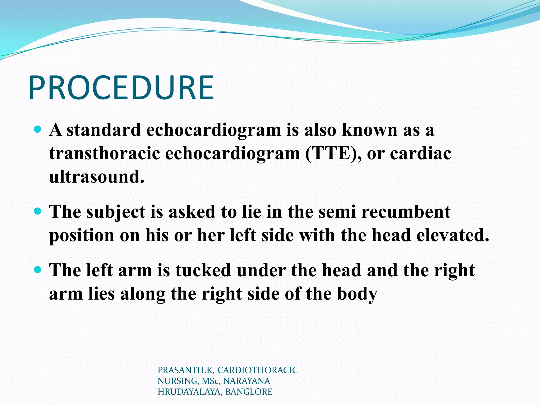 Echocardiogram Basics | PPSX