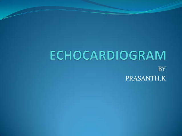 Echocardiogram Basics | PPSX | Heart and Cardiovascular Diseases ...