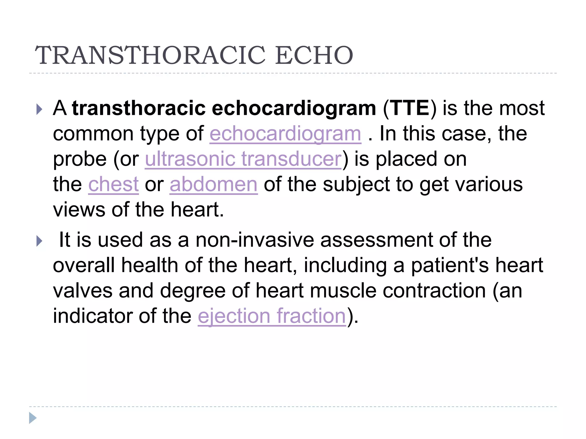 Echocardiogram | PPTX