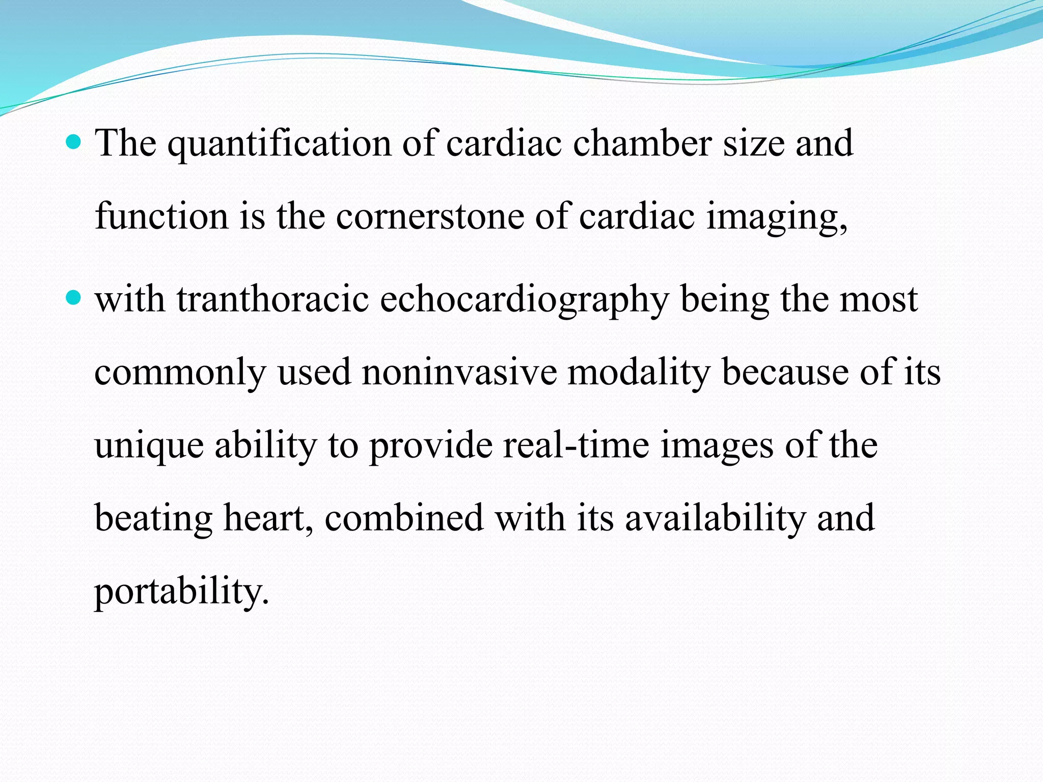 Echocardiographic assessment of left ventricular systolic function | PPTX