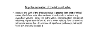 Echocardiographic assessment of tricuspid and pulmonary valves.pptx
