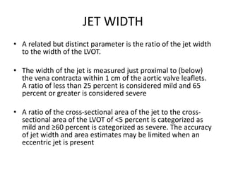 Echocardiographic evaluation of aortic regurgitation | PDF