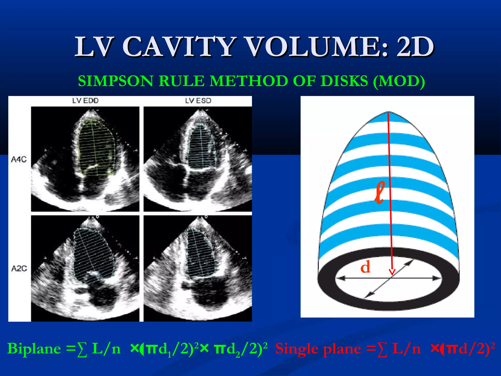 Echocardiographic evaluation of lv function | PPT