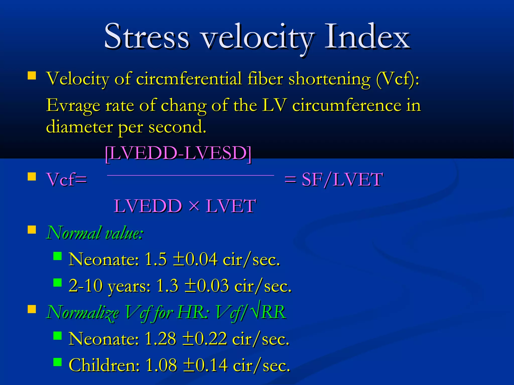 Echocardiographic evaluation of lv function | PPT
