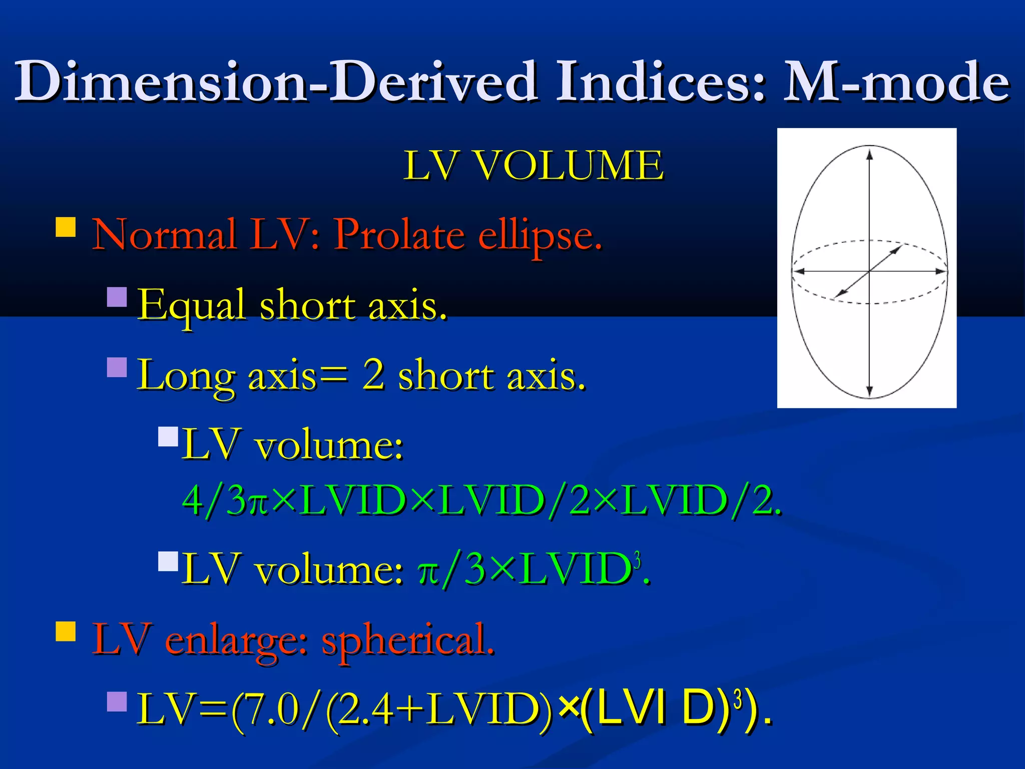 Echocardiographic evaluation of lv function | PPT