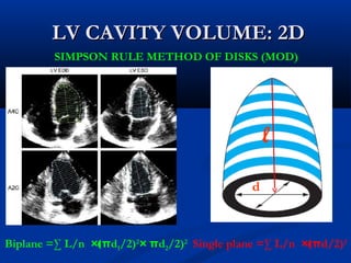 Echocardiographic evaluation of lv function | PPT