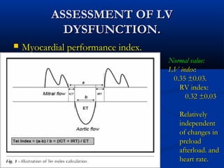 Echocardiographic evaluation of lv function | PPT