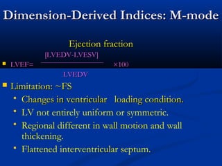 Echocardiographic evaluation of lv function | PPT