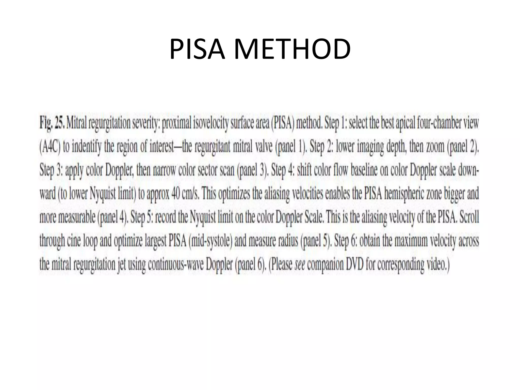 Echocardiographic evaluation of mitral regurgitation | PPTX