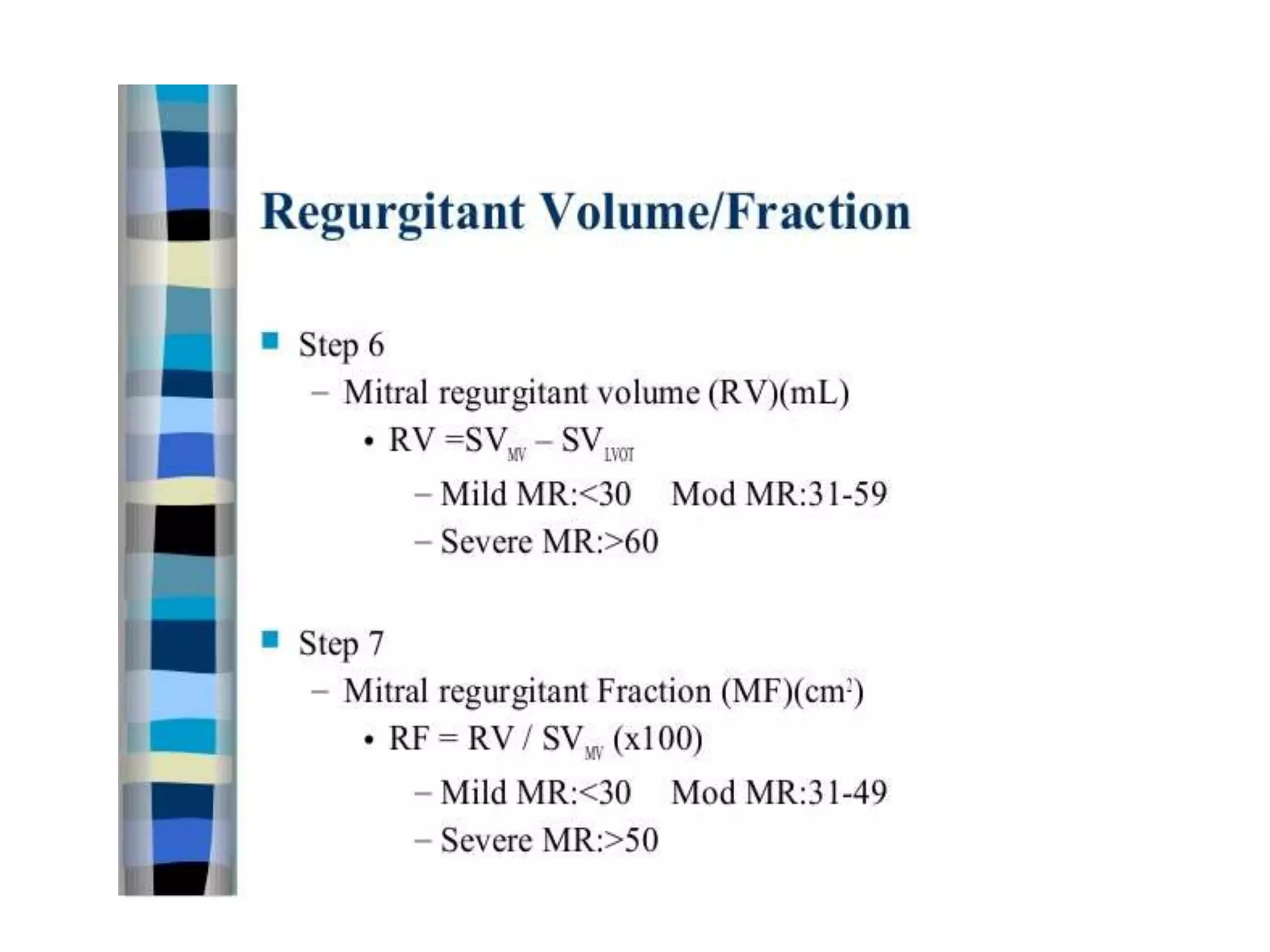 Echocardiographic evaluation of mitral regurgitation | PPTX