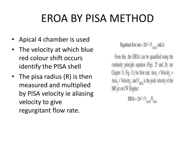 Echocardiographic evaluation of mitral regurgitation | PPTX | Heart and ...