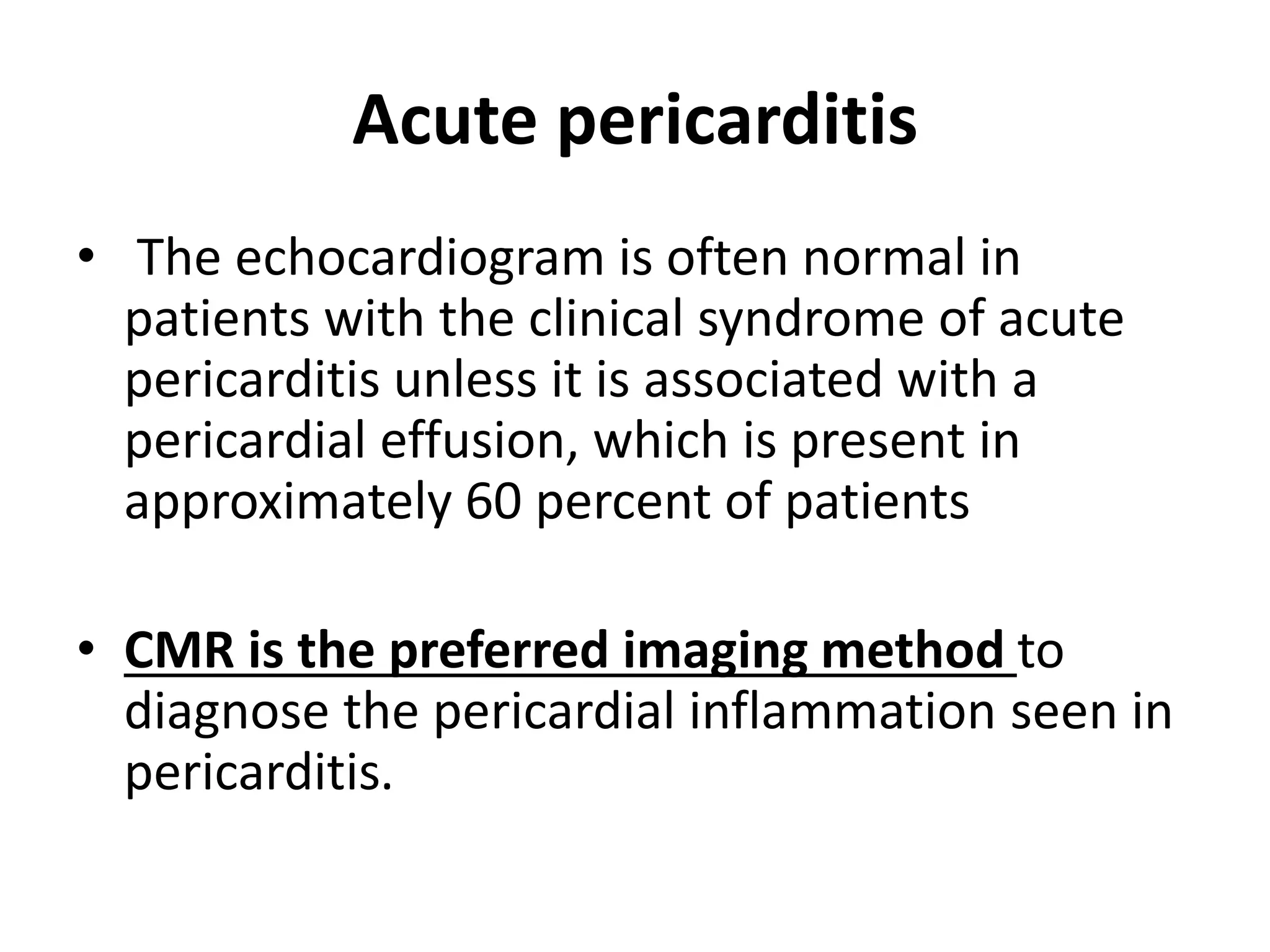 Echocardiographic evaluation of pericardium | PDF