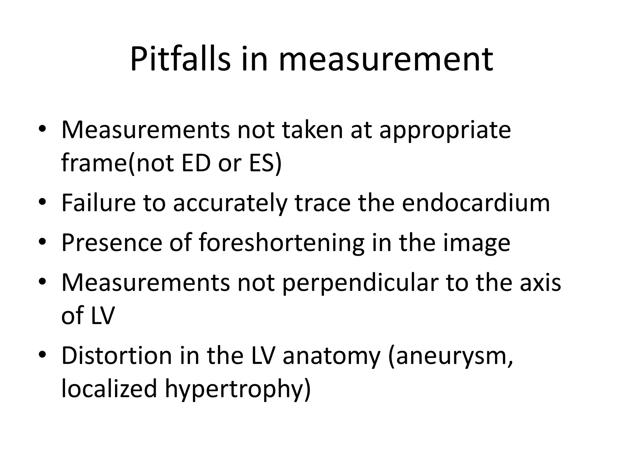 Echocardiographic measurements | PPTX