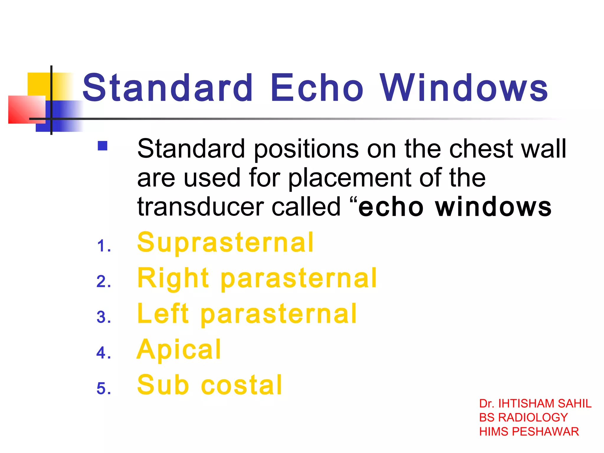 Echocardiography | PPT