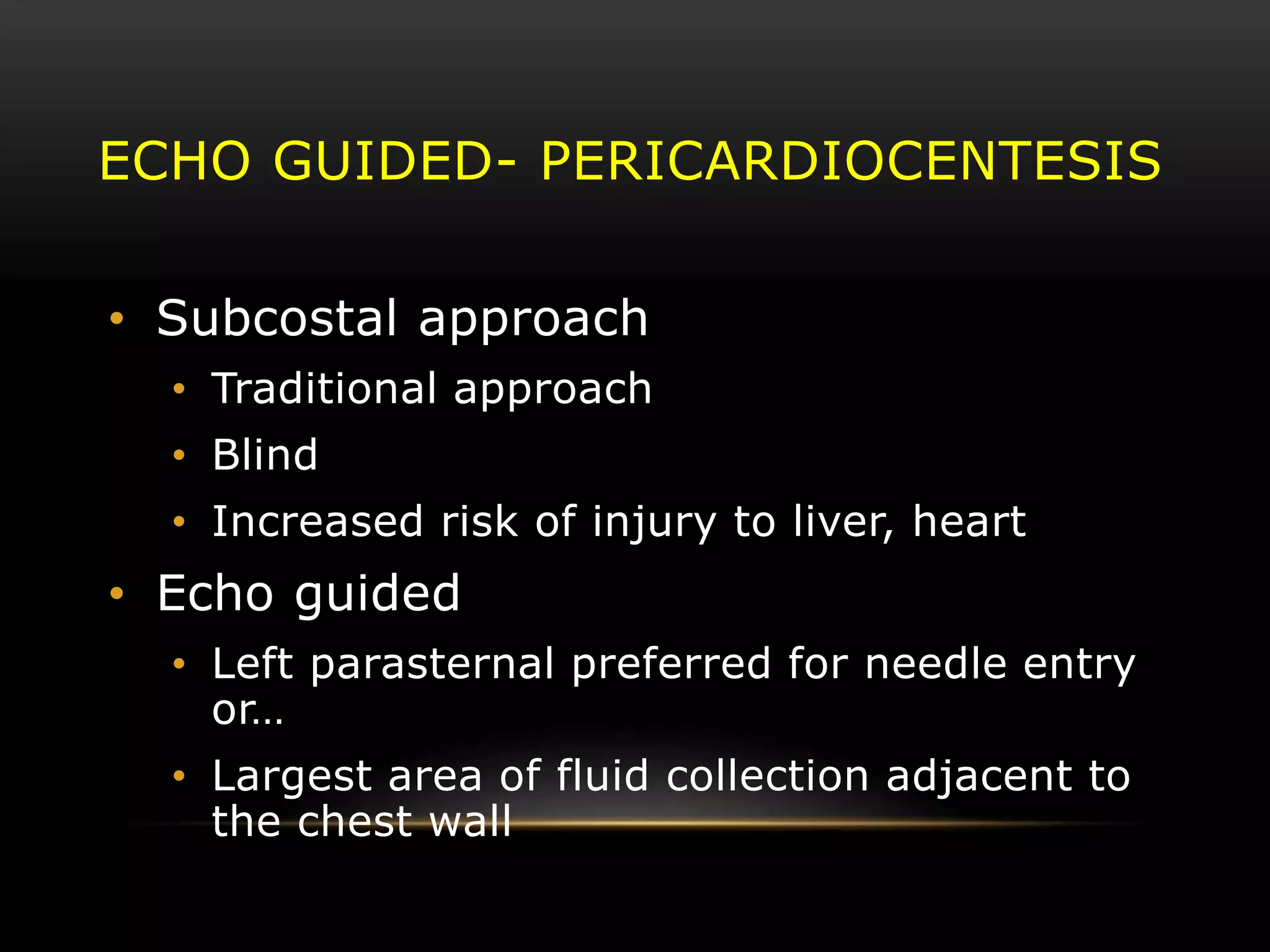 Echocardiography in cardiac emergency | PPTX