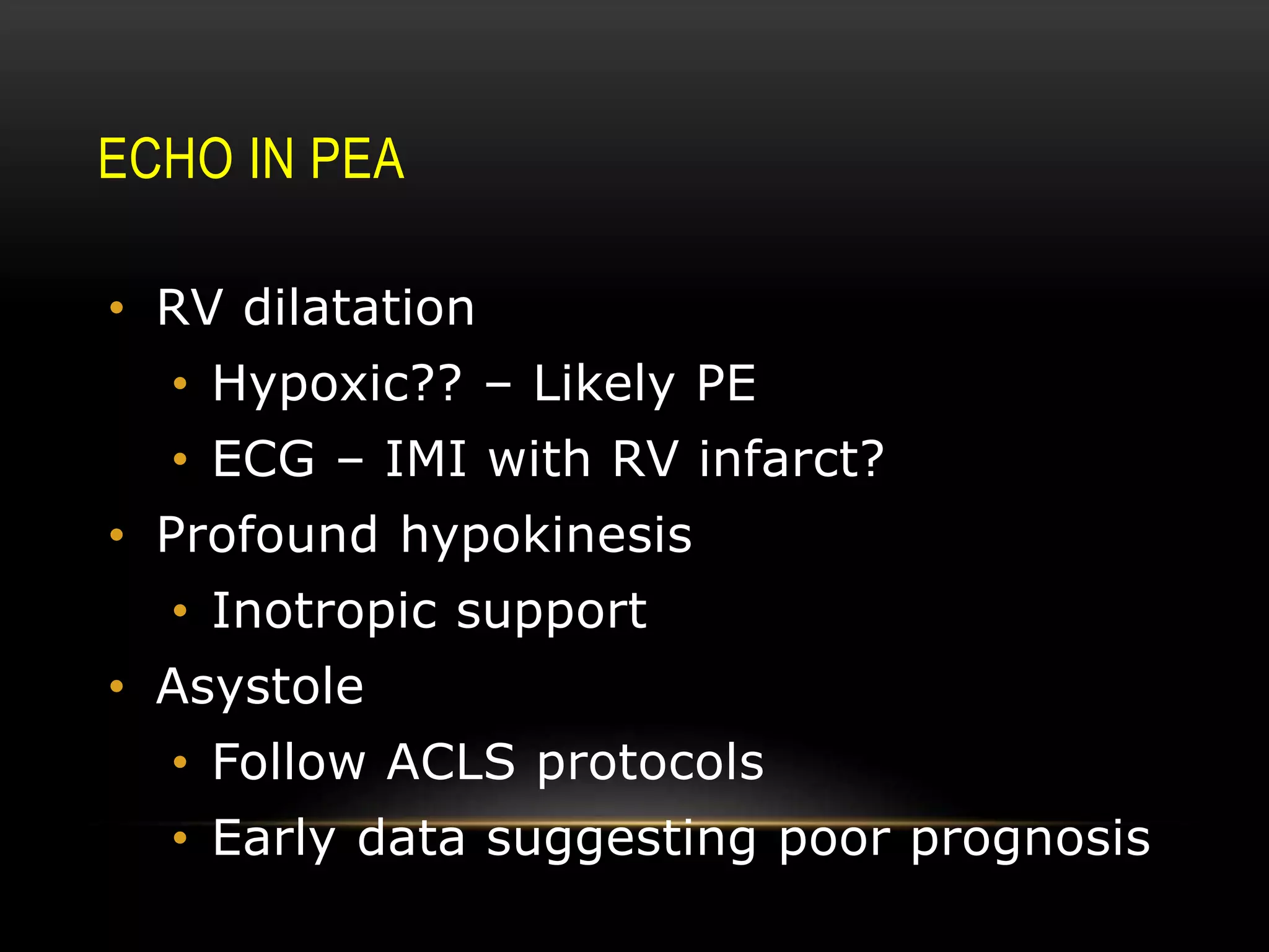 Echocardiography in cardiac emergency | PPTX