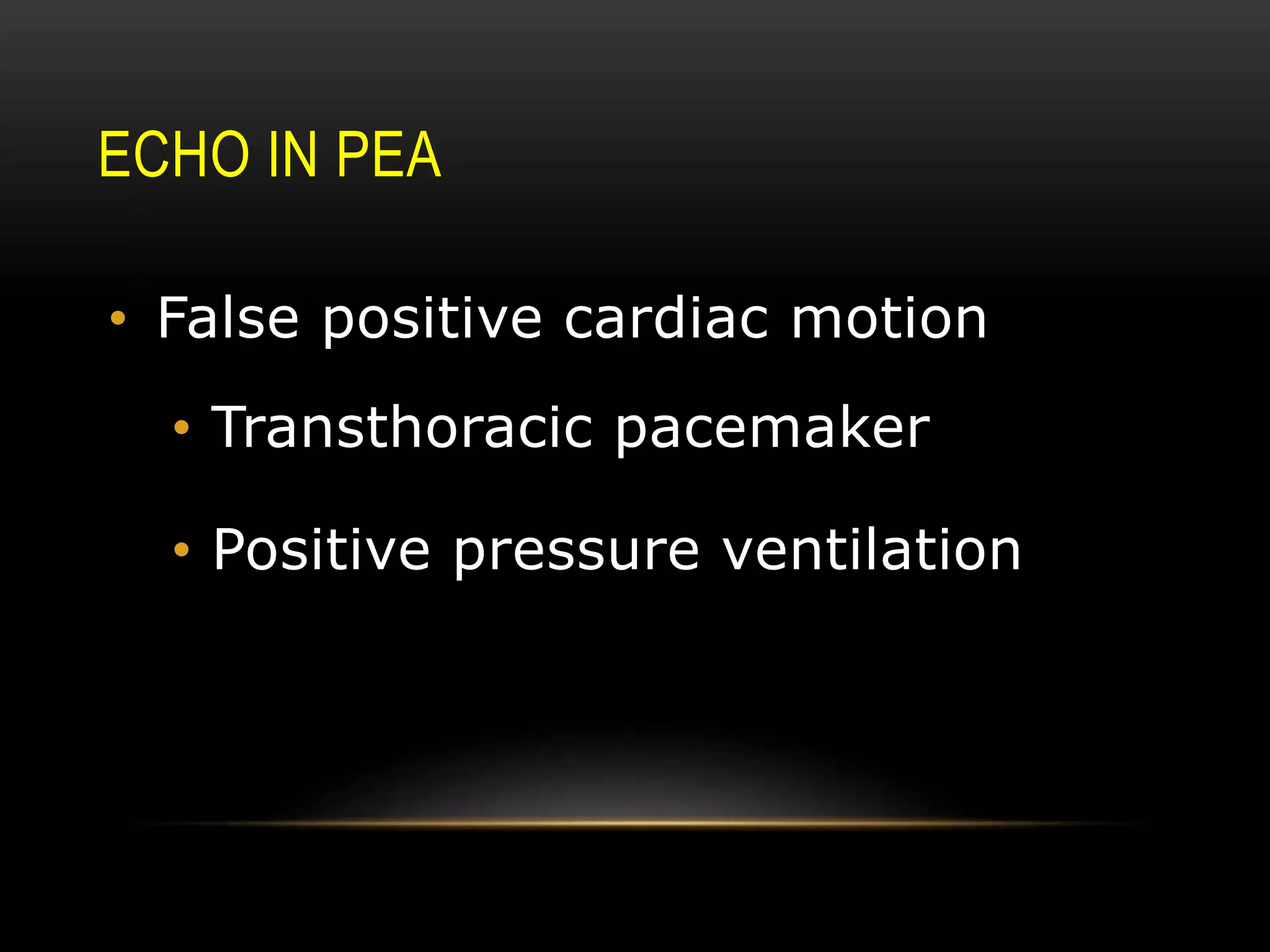 Echocardiography in cardiac emergency | PPTX