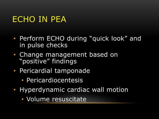 Echocardiography in cardiac emergency | PPTX | Heart and Cardiovascular ...