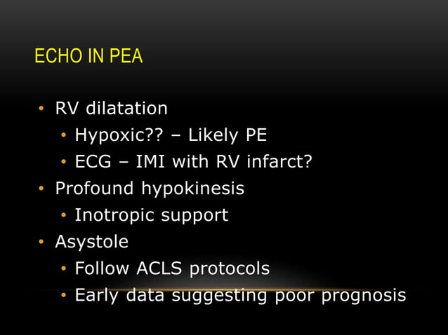 Echocardiography in cardiac emergency | PPTX | Heart and Cardiovascular ...