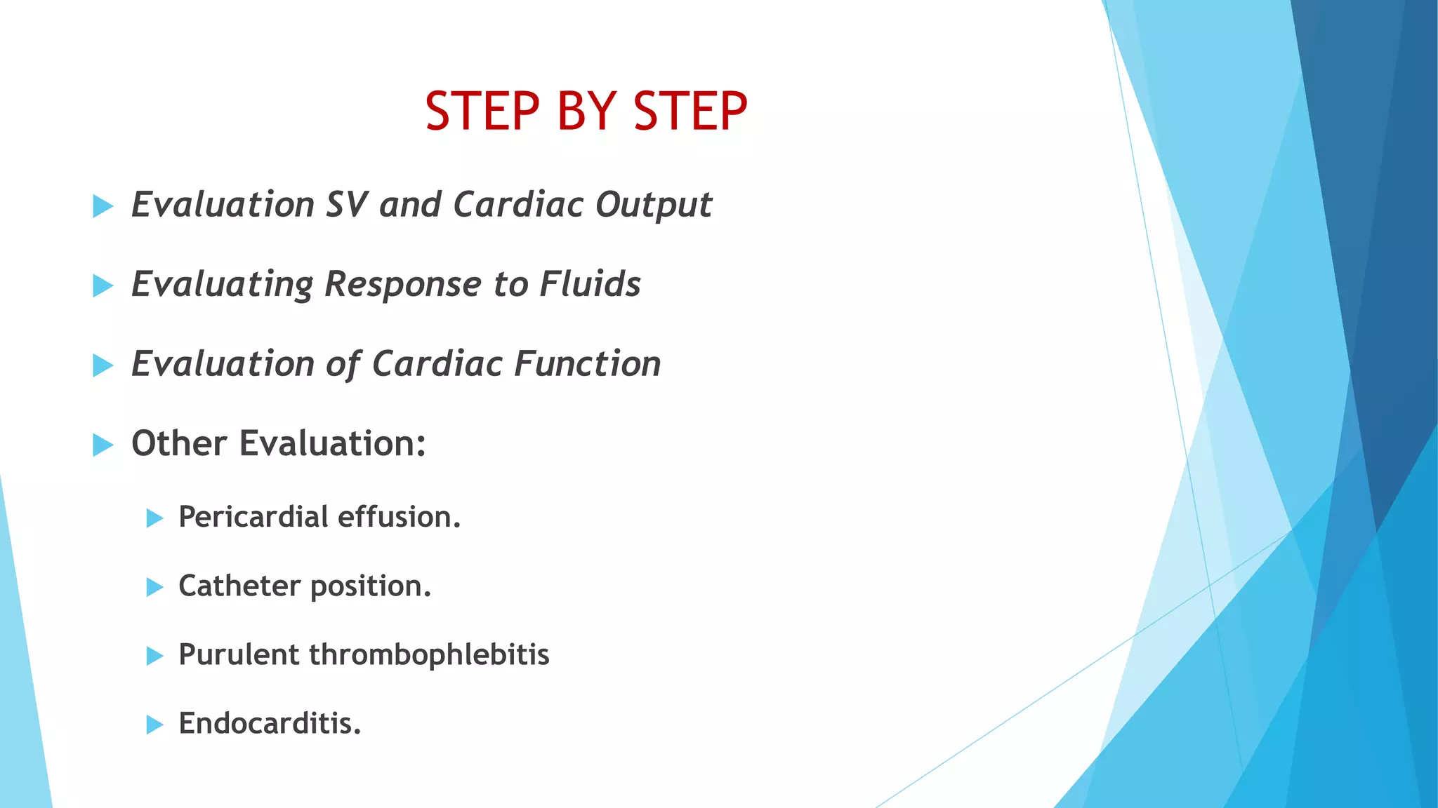 Echocardiography in shock | PPTX