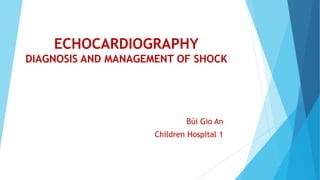 Echocardiography in shock | PPTX