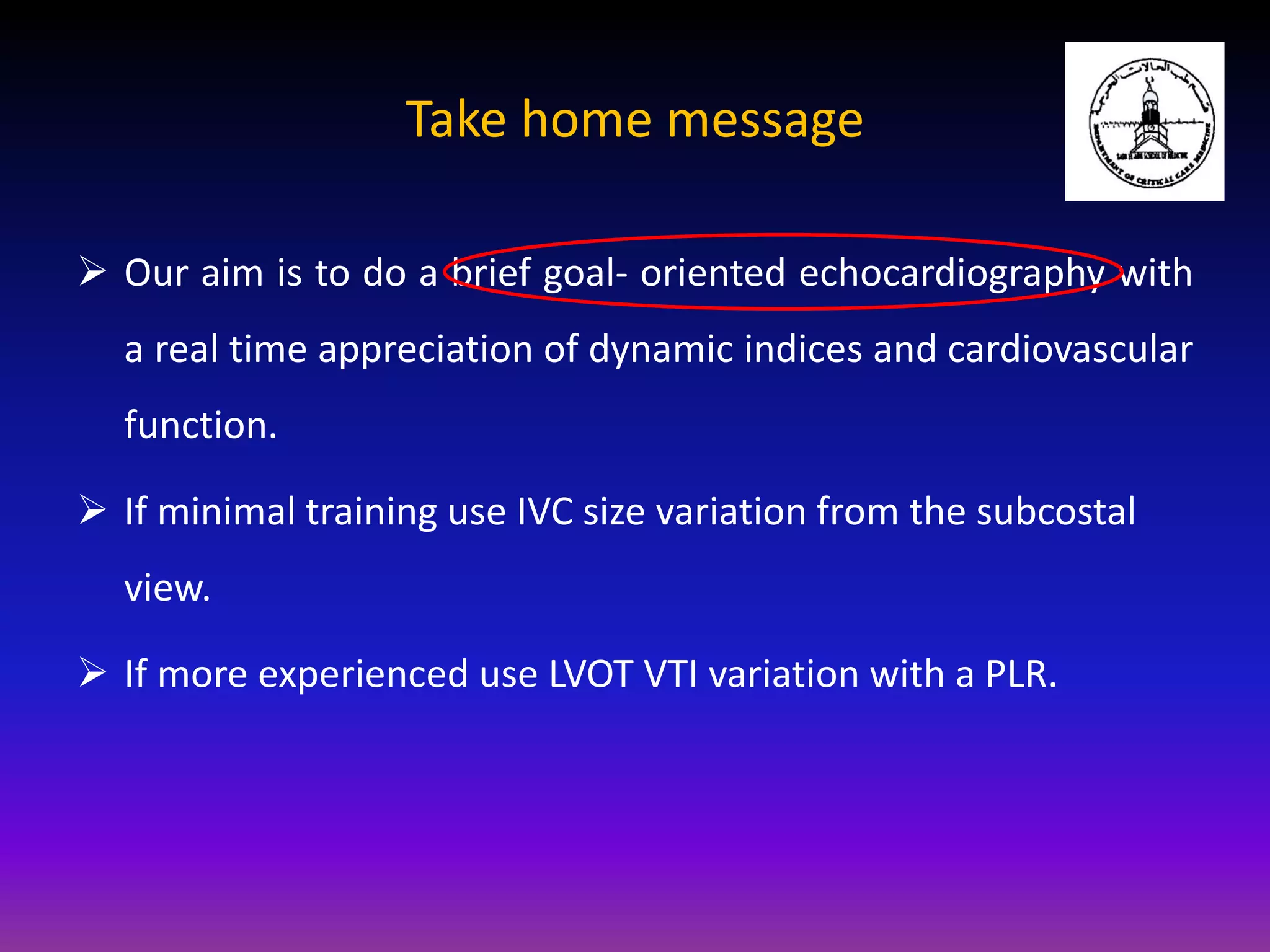 Echocardiography to assess Fluid Responsiveness in icu | PDF