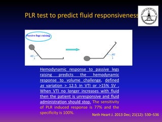 Echocardiography to assess Fluid Responsiveness in icu | PDF