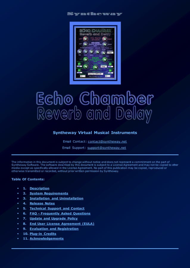 Echo Chamber Reverb and Delay Effect VST + VST3 Plugins for Windows 64 ...
