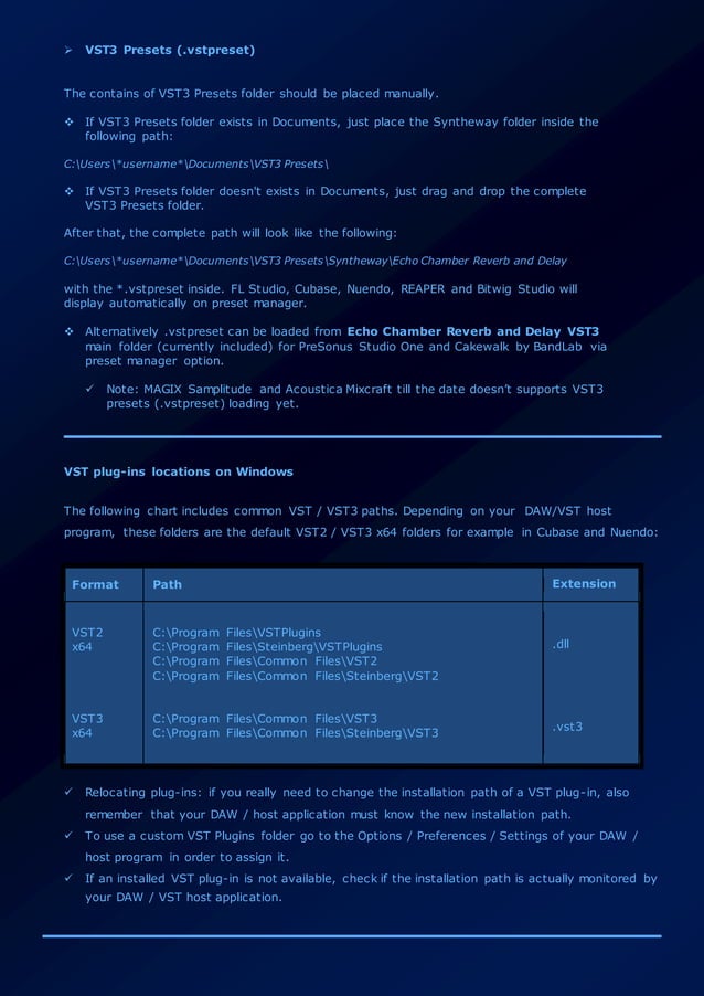 Echo Chamber Reverb and Delay Effect VST + VST3 Plugins for Windows 64 ...