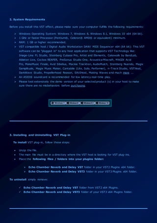 Echo Chamber Reverb and Delay Effect VST + VST3 Plugins for Windows 64 ...