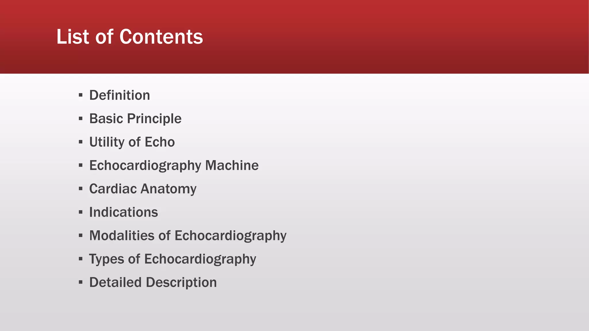 Echocardiography | PPTX