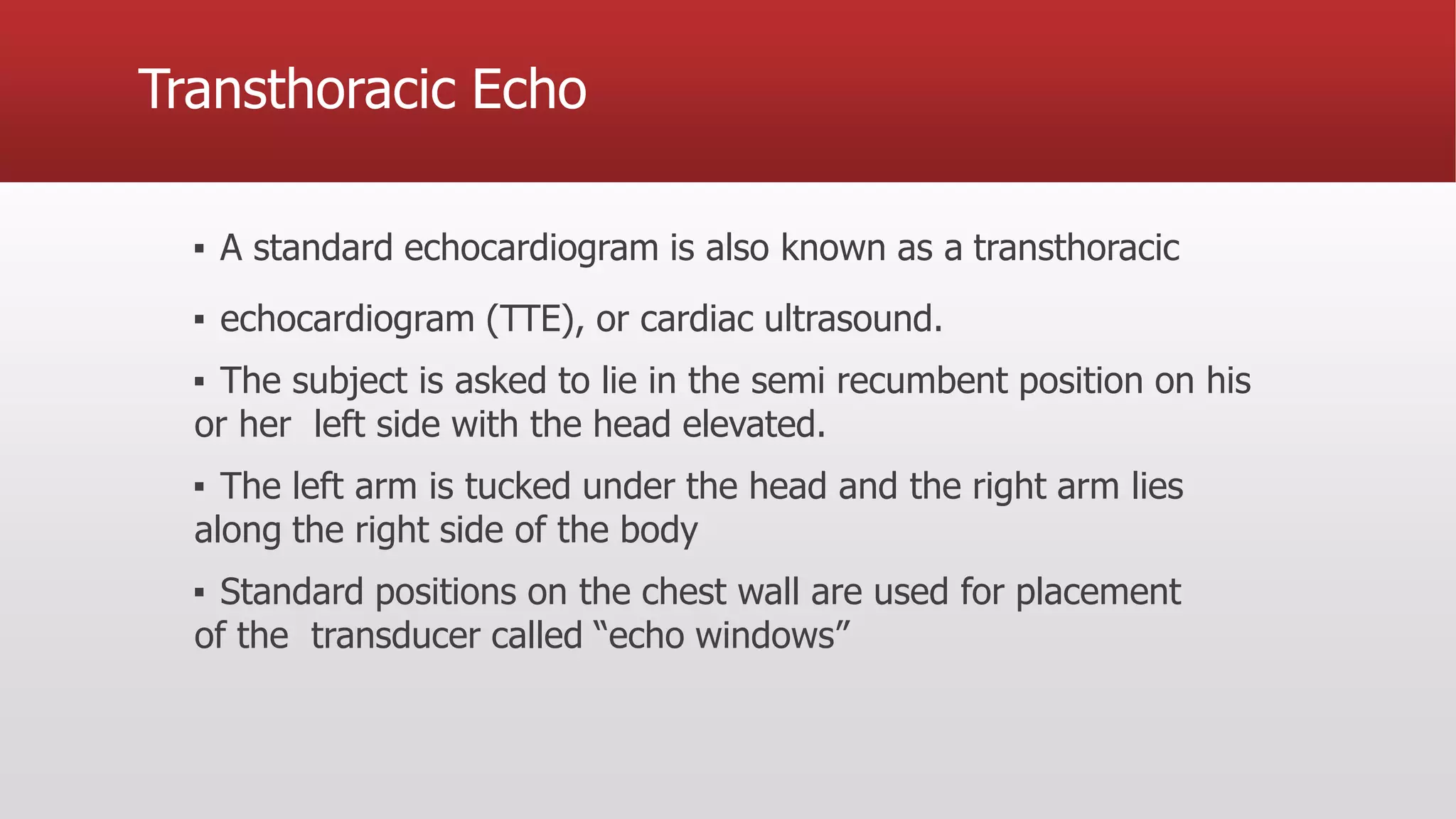 Echocardiography | PPTX