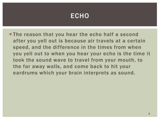 Echoes | PPTX