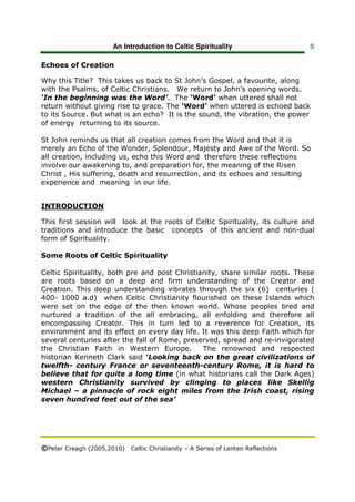 Echoes of-creation-pt1;- reflections on celtic spirituality | PDF