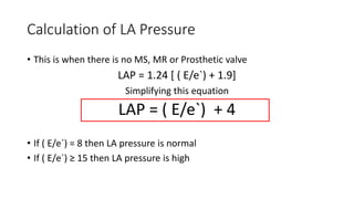Echo hemodynamics by Avneesh Raj | PPTX