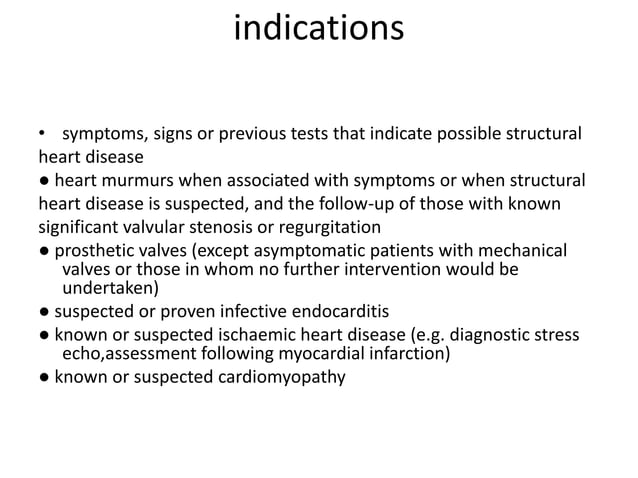 Echo indications | PPTX
