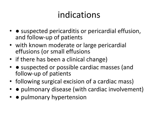 Echo indications | PPTX