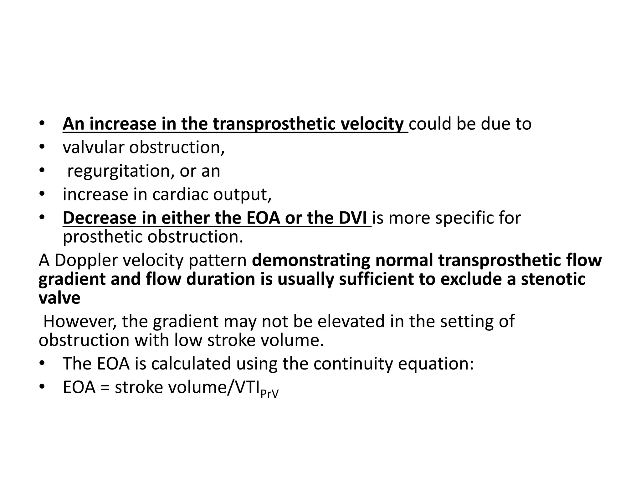 Echo in prosthetic valve evaluation | PPTX