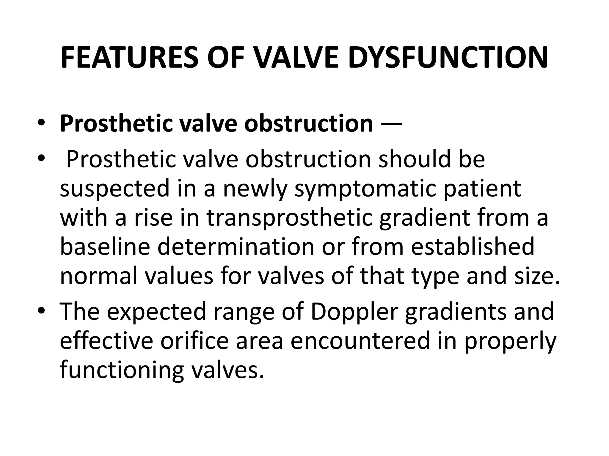 Echo in prosthetic valve evaluation | PPTX