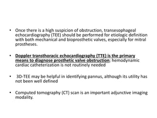 Echo in prosthetic valve evaluation | PPTX