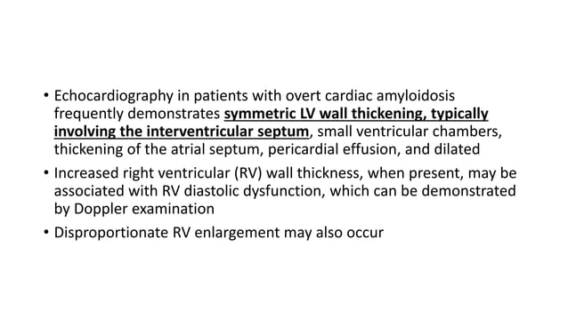 Echo in restrictive cardiomyopathy | PDF | Heart and Cardiovascular ...