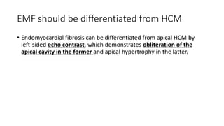 Echo in restrictive cardiomyopathy | PDF