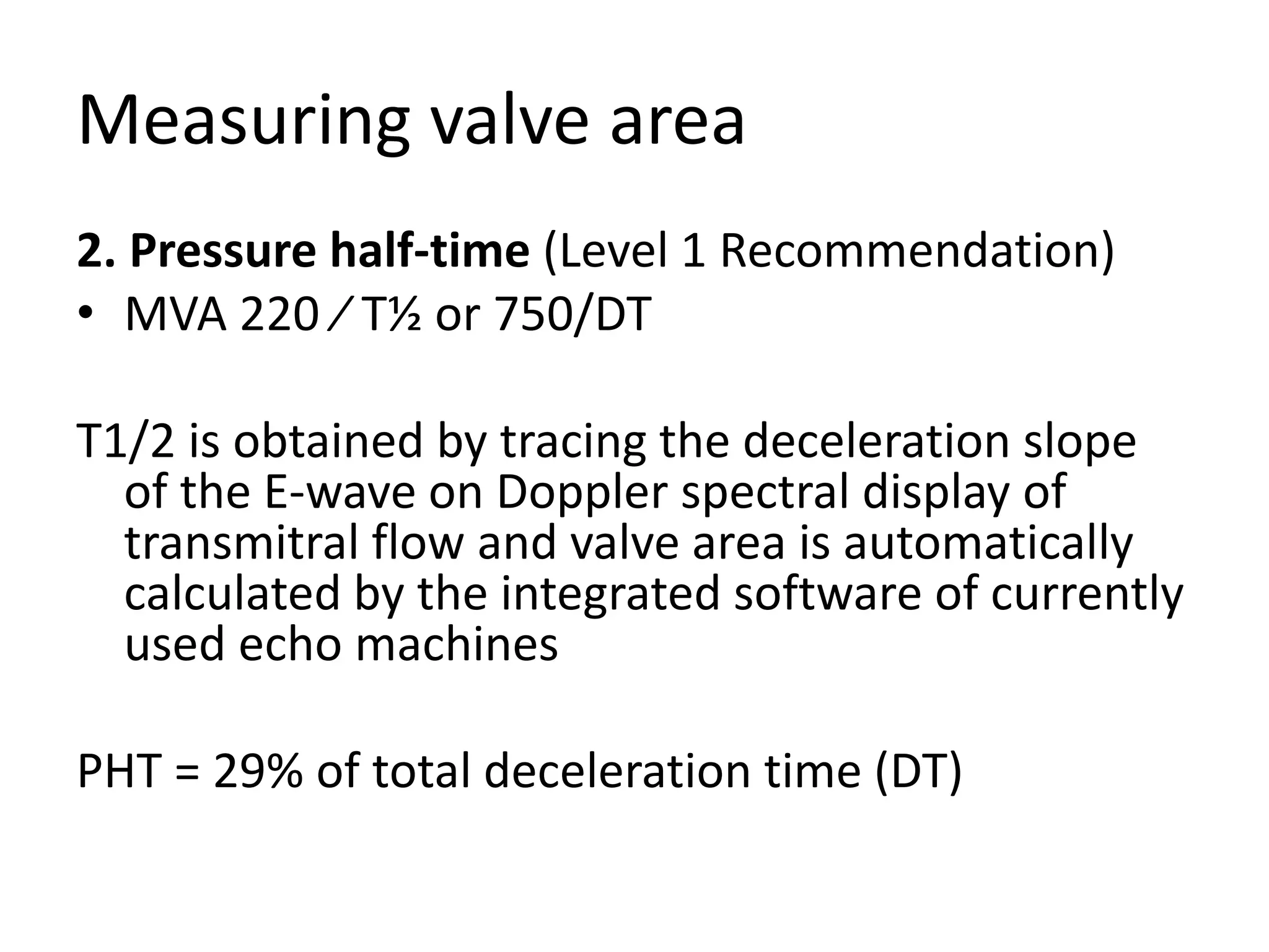Echo Mitral Stenosis | PPTX