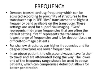 Echo physics and instrumentation | PPTX
